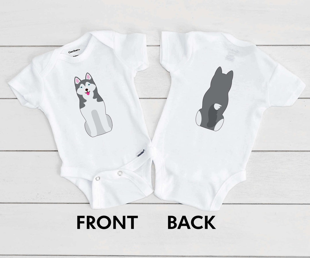 Husky Baby Onesie®, Husky Dog Baby Clothes, Baby Shower Gift - Etsy