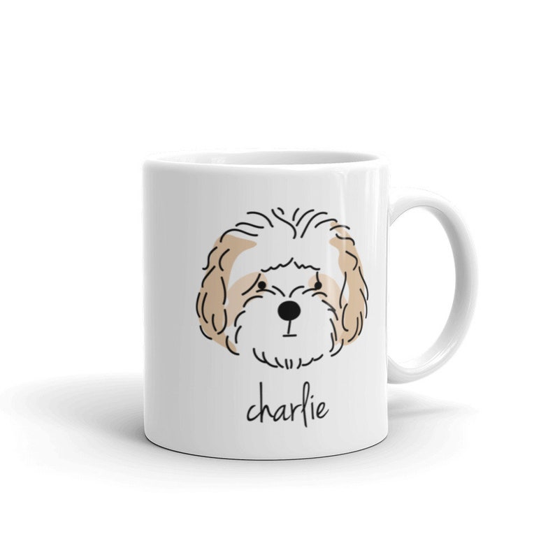 Cavapoo mug personalized dog mug dog lover coffee cup | Etsy