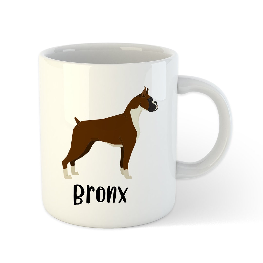 Personalized Boxer Dog Mug - Etsy
