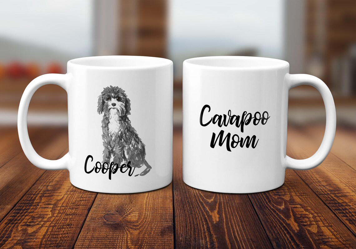 Personalized Cavapoo Dog Mom Mug - Etsy
