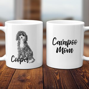 Personalized Cavapoo Dog Mom Mug - Etsy