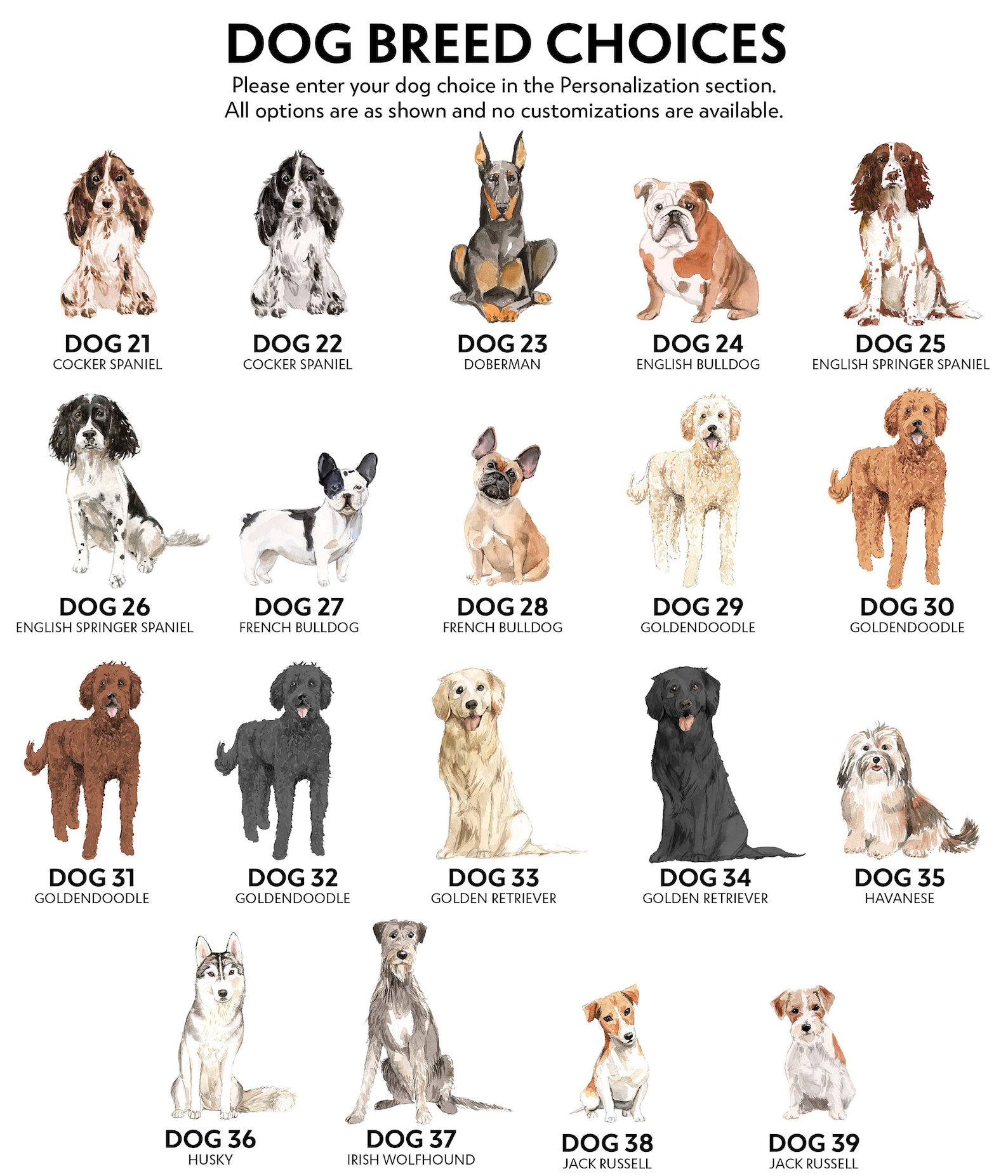 Personalized Dog Christmas Cards Set Choose Your Dog Pack of - Etsy