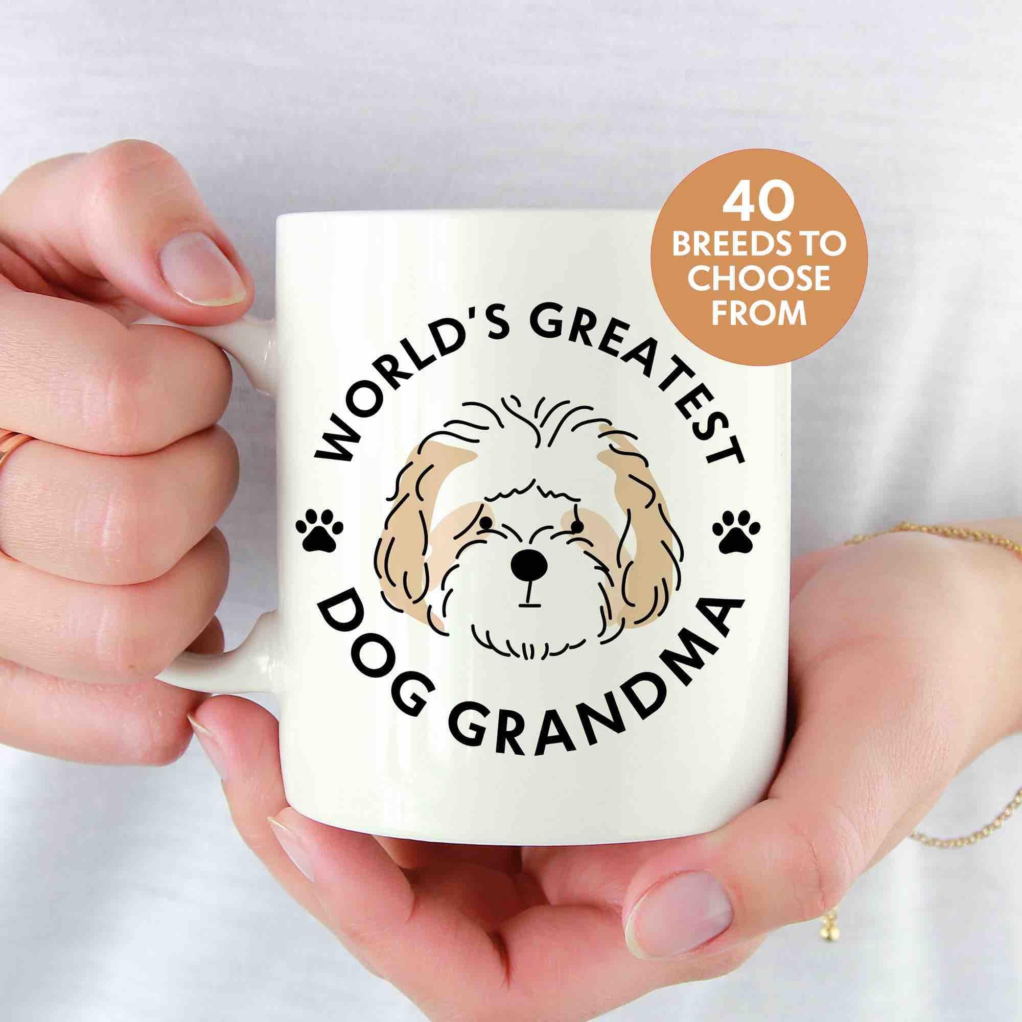 Cavapoo Mug Dog Grandma Mug Dog Grandma Gift Personalized - Etsy