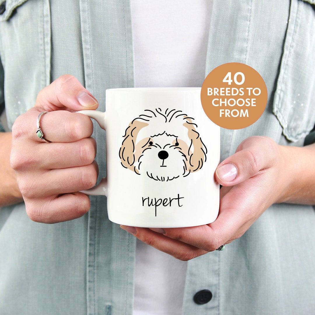 Cavapoo Mug Personalized Dog Mug Dog Lover Coffee Cup Dog - Etsy