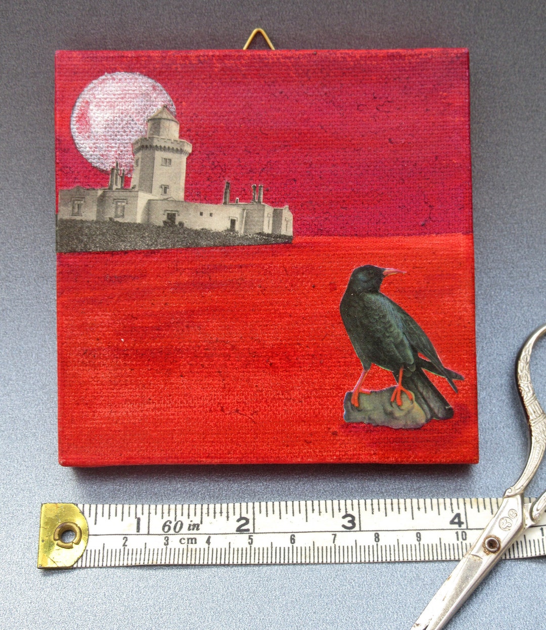 The Survivor - Original One-off Artwork, Miniature Collage on Canvas ...