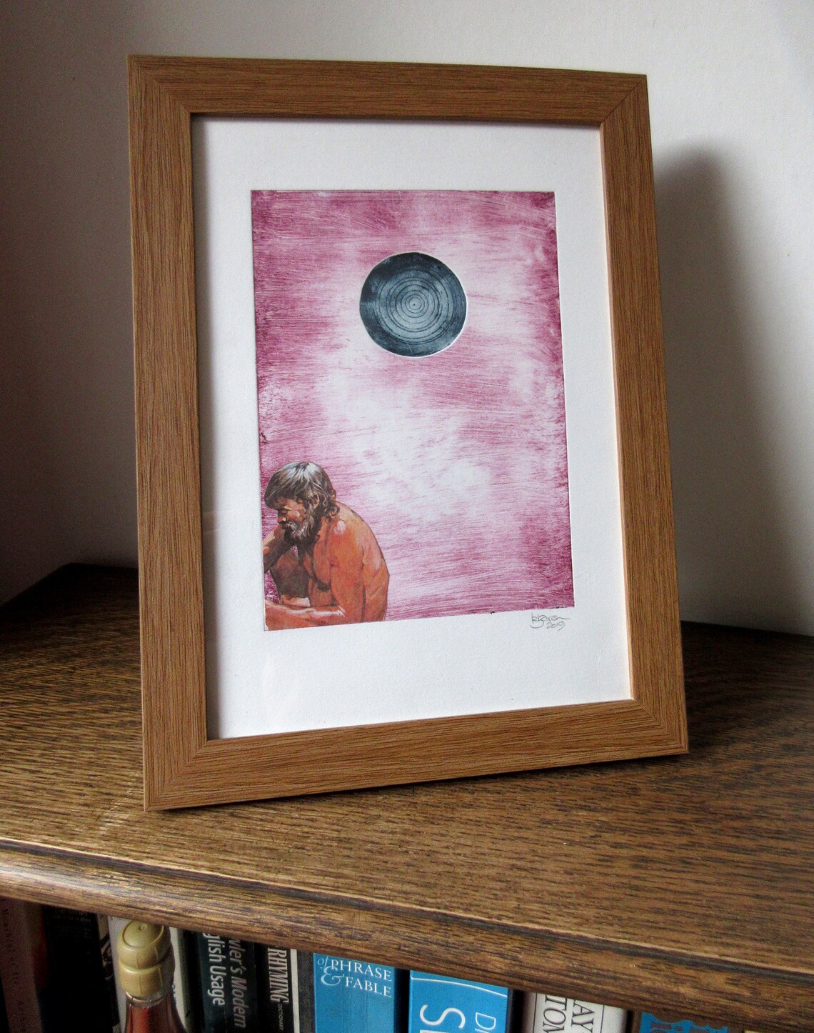 End of Days, Original One-off Artwork, Collage on Monoprint - Etsy