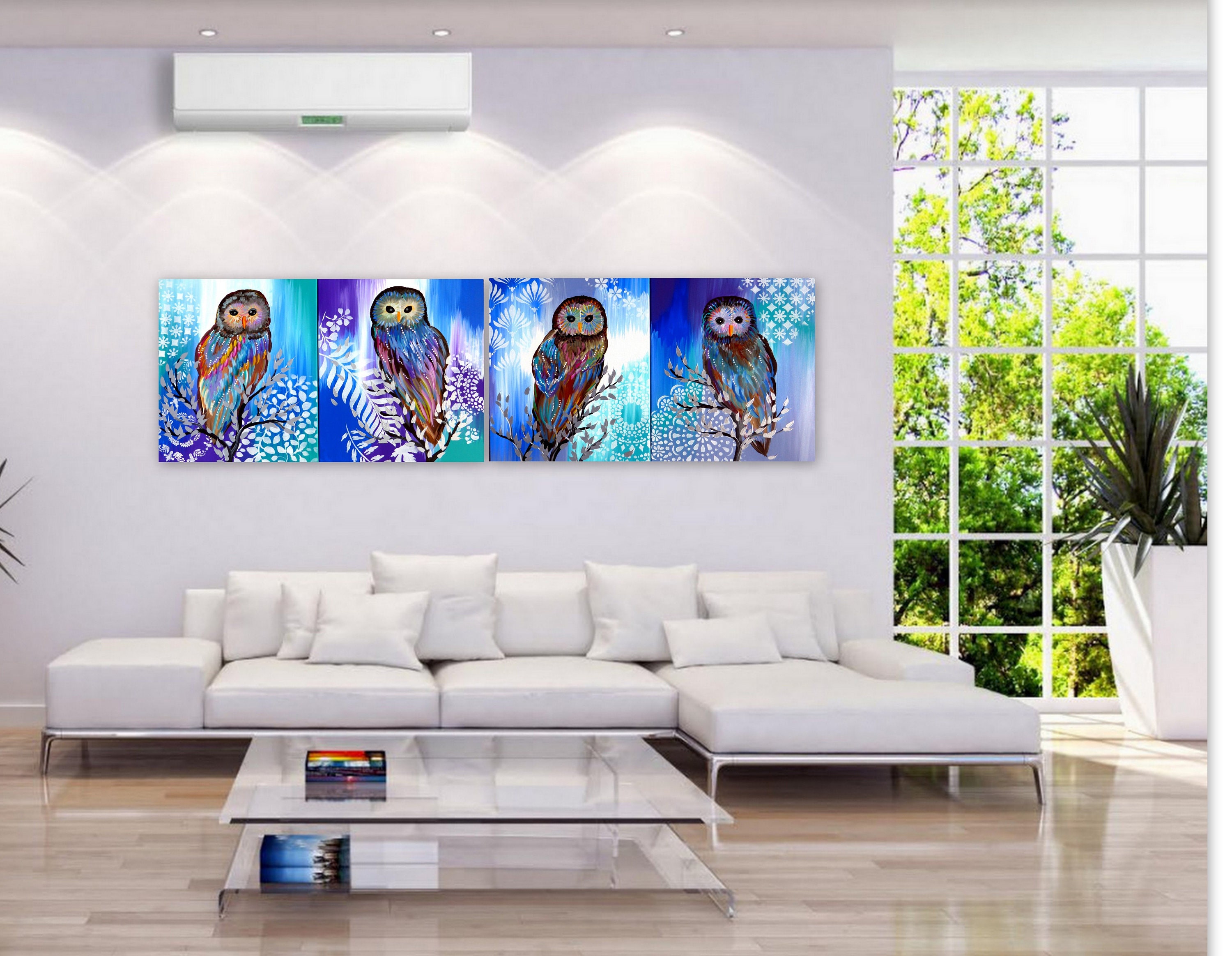 Eule Malerei Eule Gemälde Eule Kunst Eule Designs Eule - Etsy.de