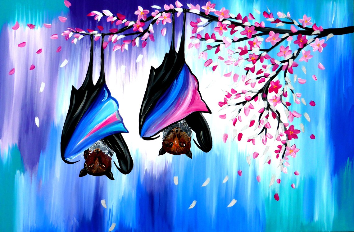 Paintings of Bats, Bat Gift, Bat Gifts, From Australia, Bat, Bats, Bat ...