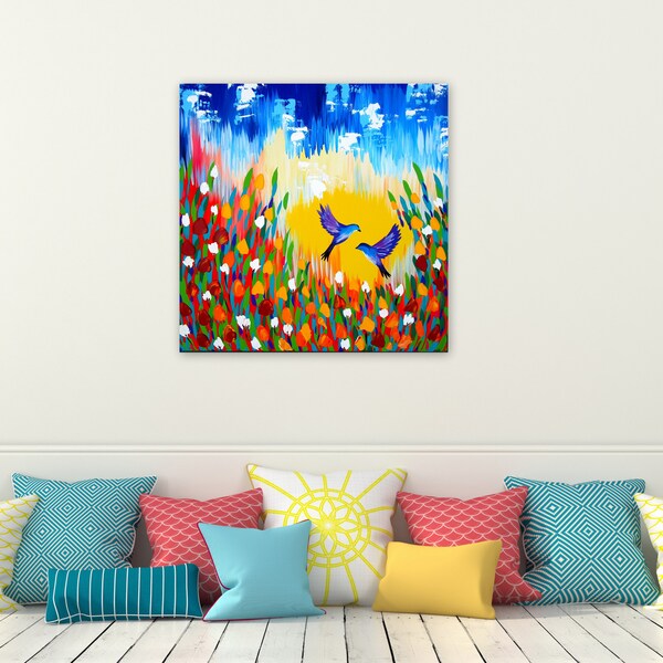 Bright Painting - Etsy