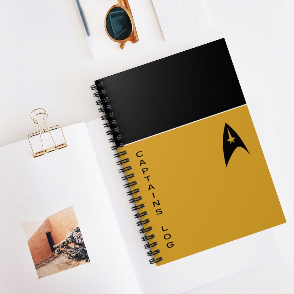 Star Trek Uniform Spiral Notebook The Perfect Geek Gift For | Etsy