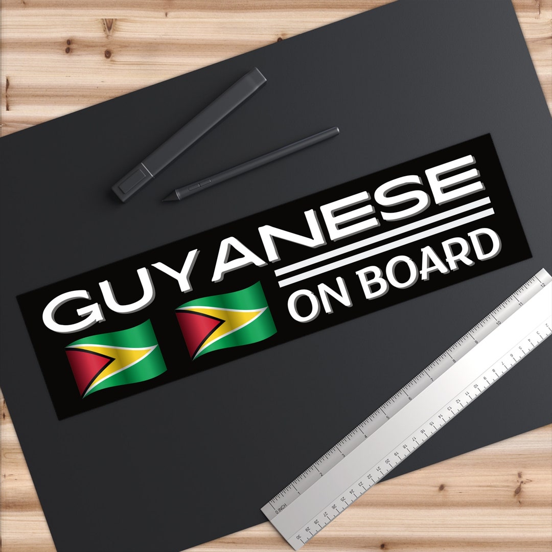 Guyana Bumper Sticker / Vinyl Decal / Car Decals - Etsy