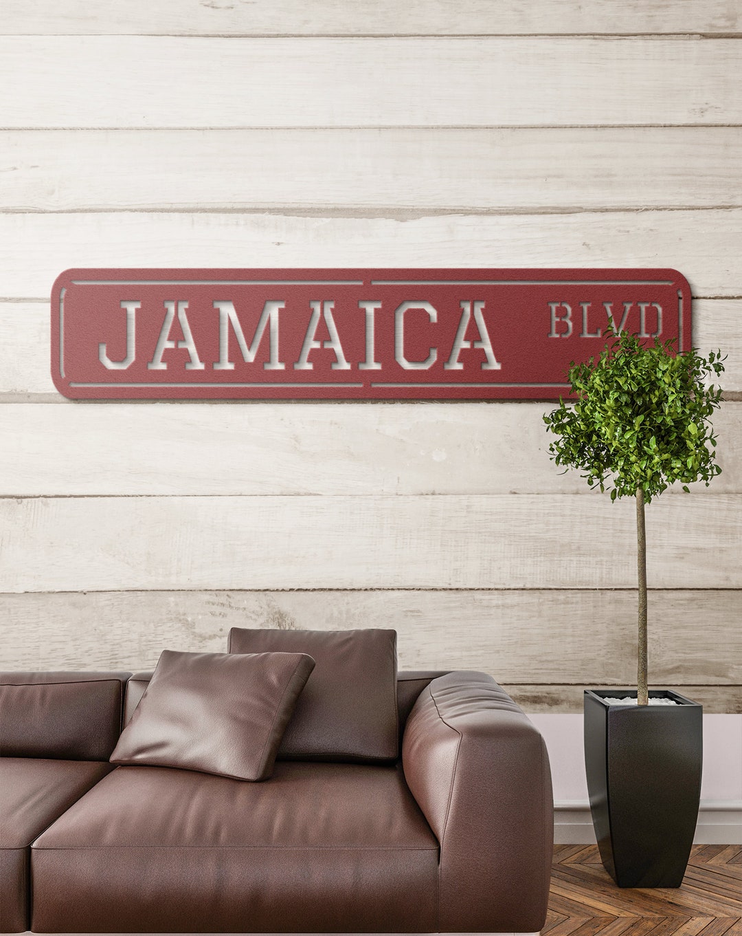 Jamaica, Street Sign, Die-cut Metal, Wall Art, the Perfect Housewarming ...