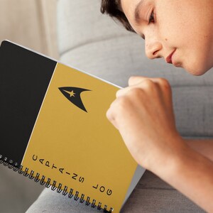 Star Trek Uniform Spiral Notebook The Perfect Geek Gift For | Etsy