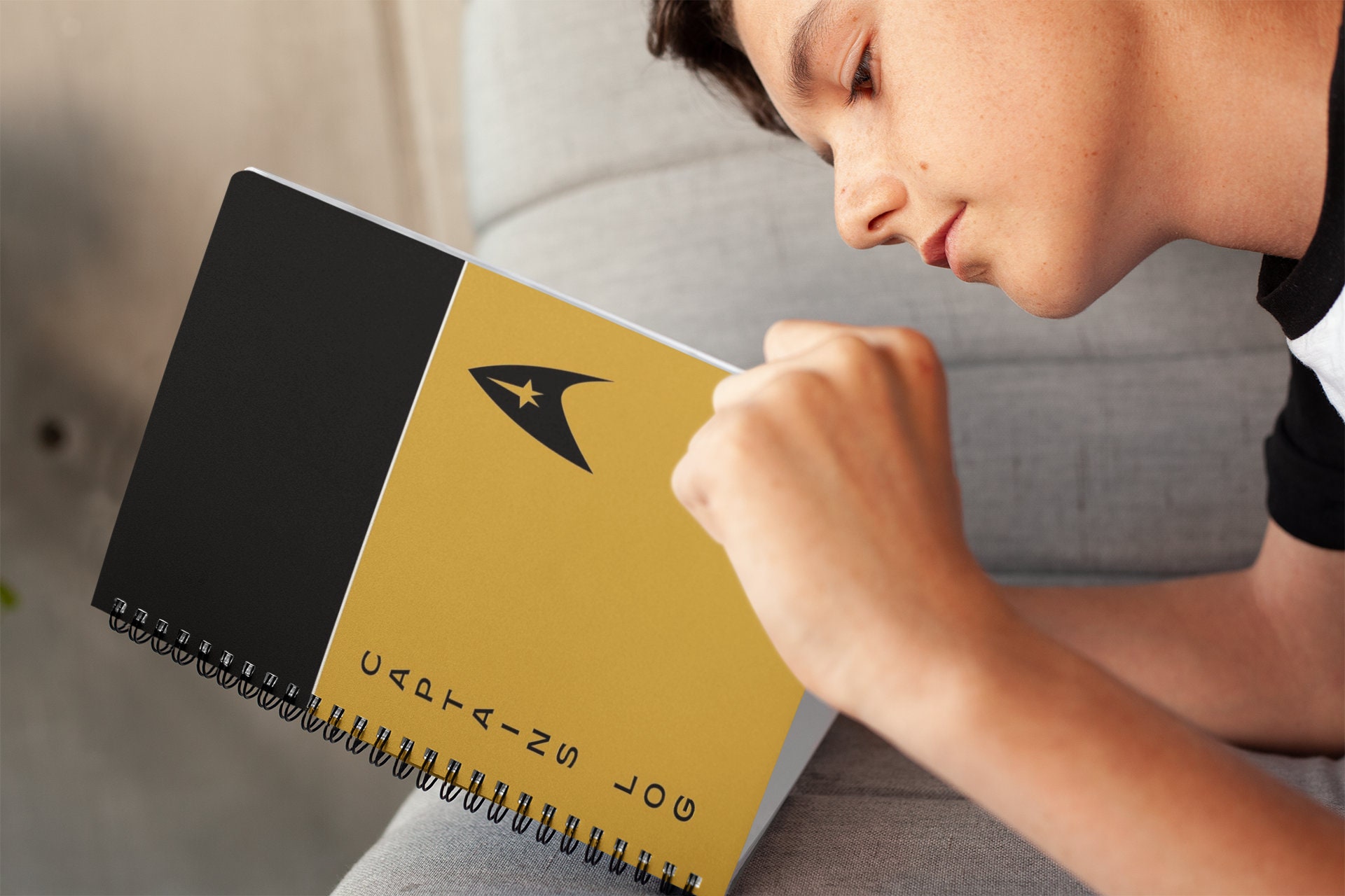 Star Trek Uniform Spiral Notebook The Perfect Geek Gift For | Etsy