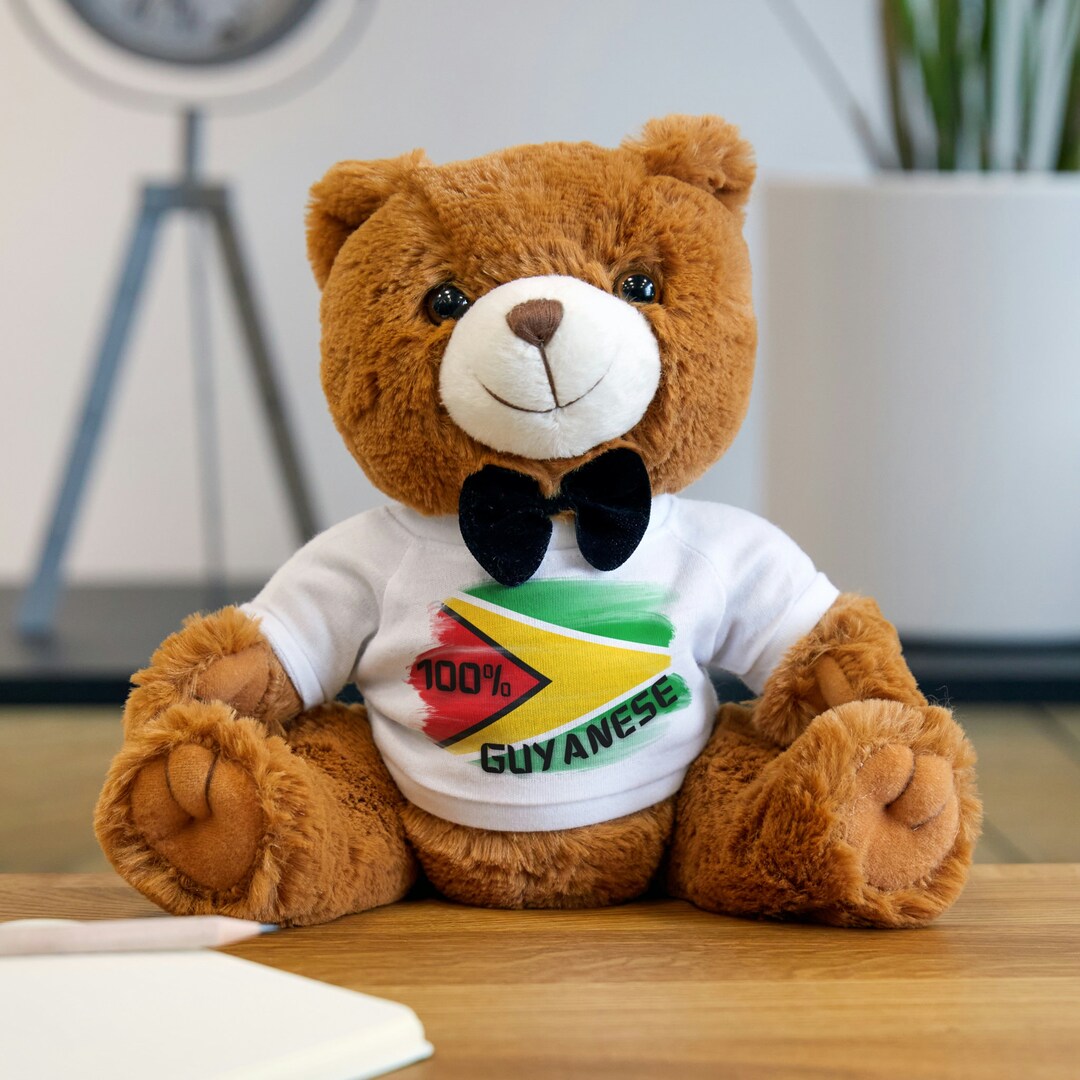 Guyana Teddy Bear, the Perfect Guyanese Gift - Etsy