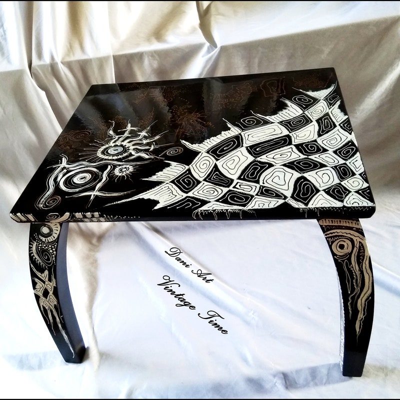 Hand Painted Table - Etsy