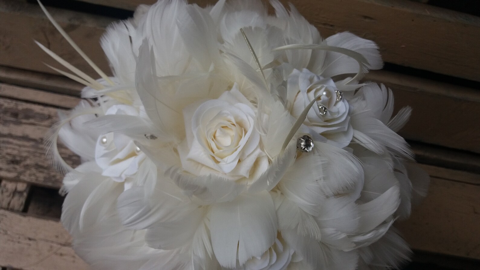 Classic Wedding bouquet Champagne Bridal bouquet Bouquet of | Etsy