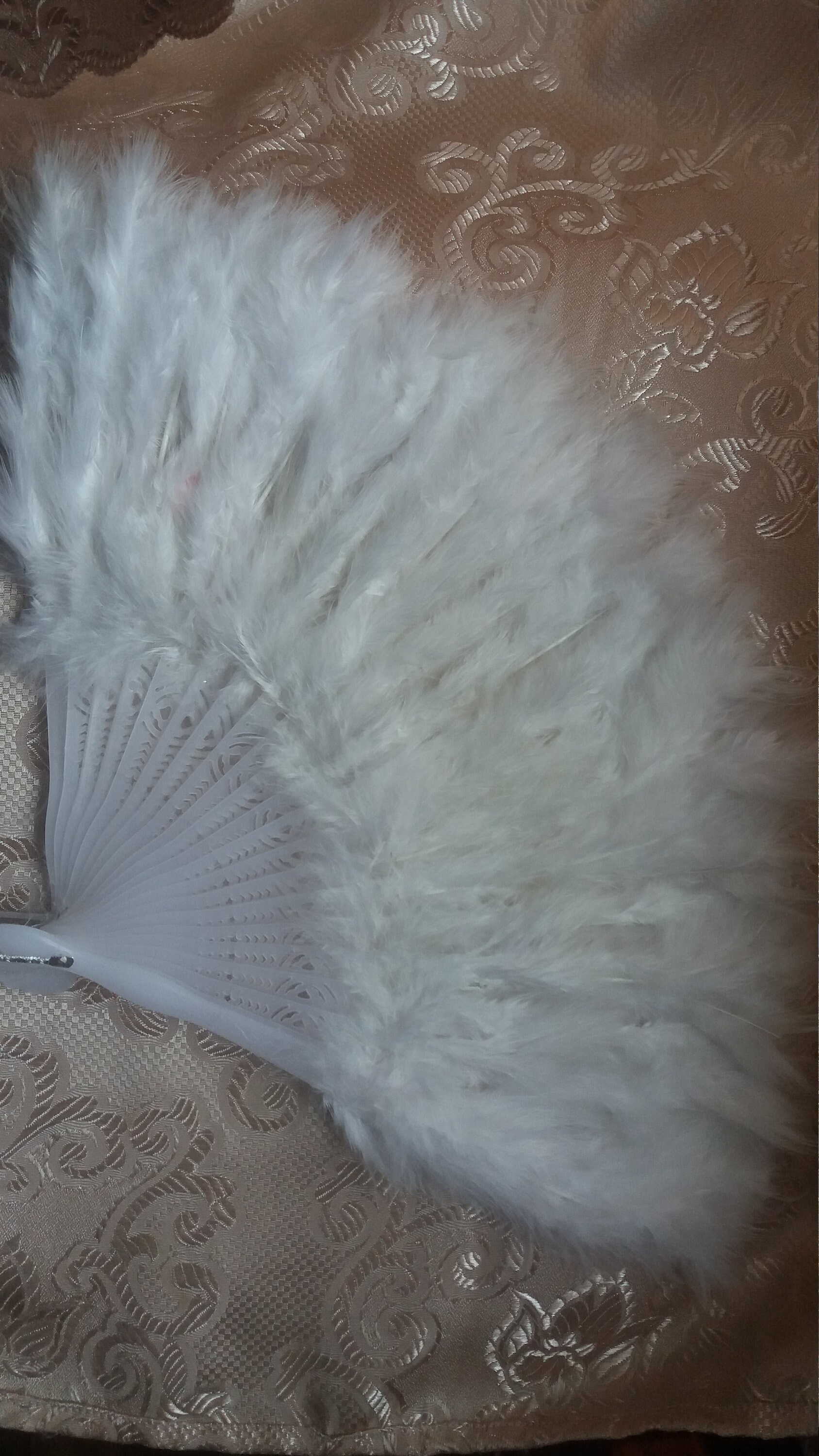 White Wedding Fan From Feather Fan for Bride and Bridesmaids - Etsy