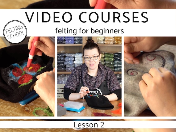 Video Courses Felting for Beginners Needle Felting - Etsy