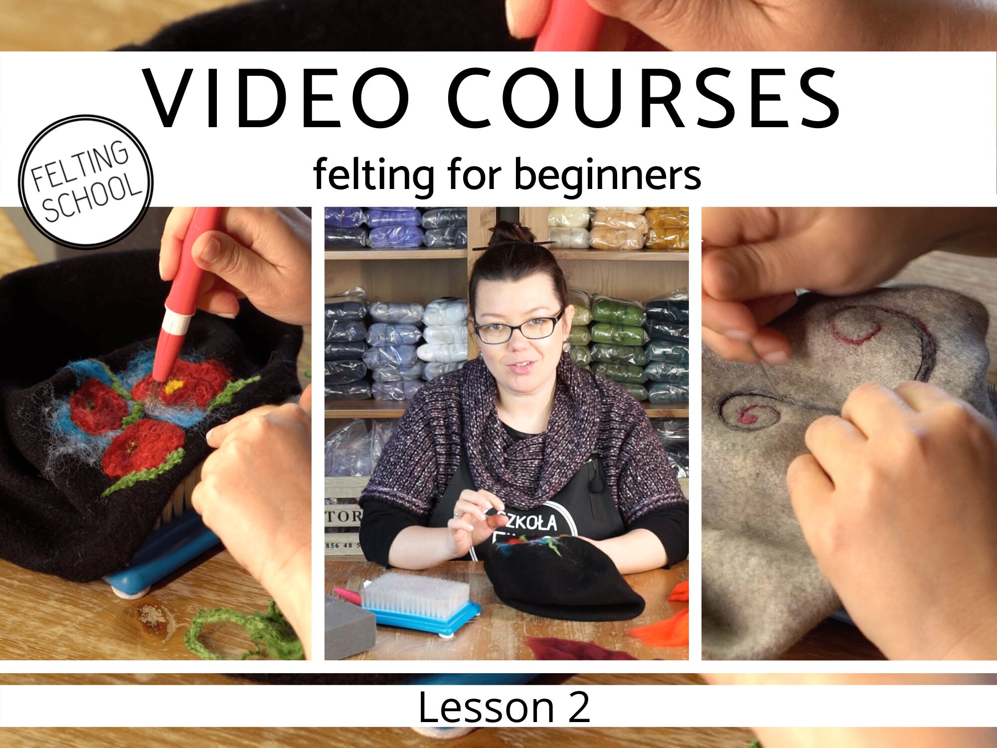 Video Courses Felting for Beginners Needle Felting - Etsy