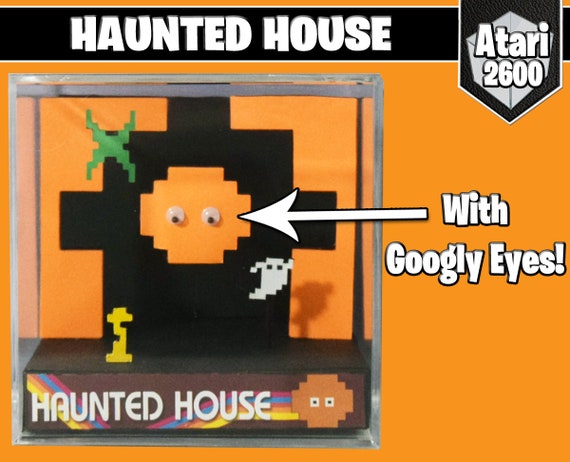 Haunted House Atari 2600 3D Diorama Cube Personalized - Etsy