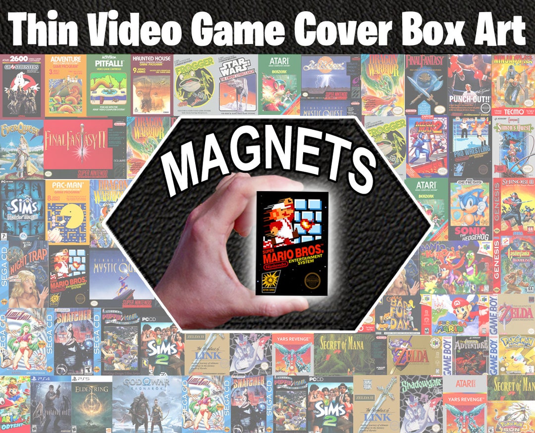 Video Game Cover Box Art Magnets - Ornaments - Custom Made - Any Game ...