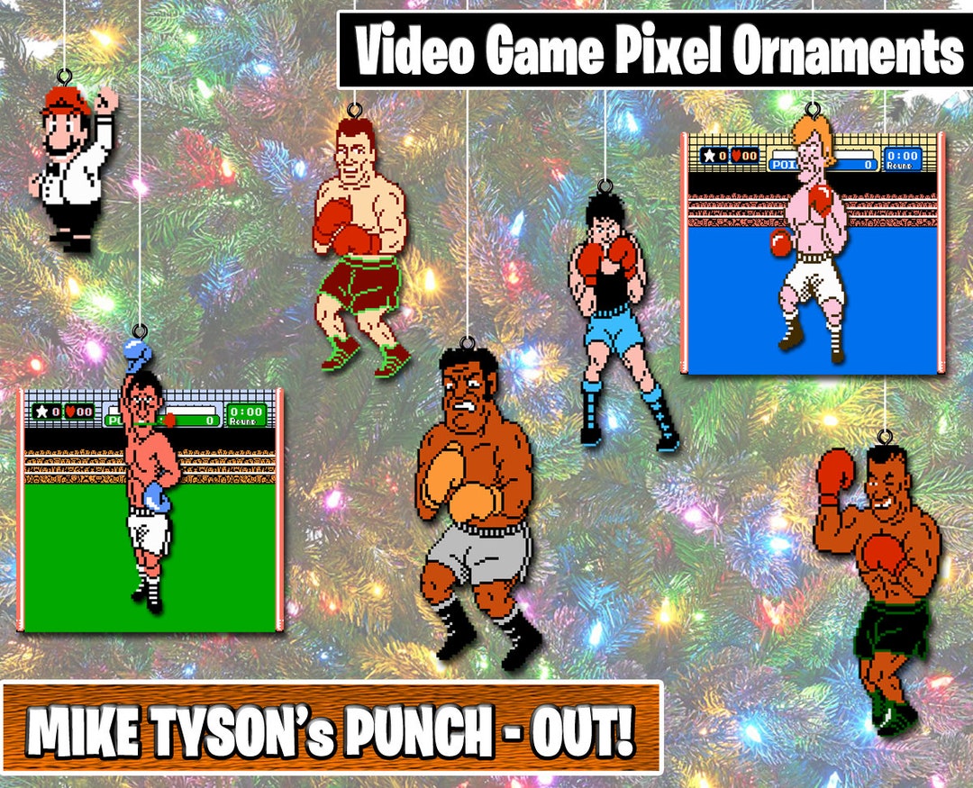 Mike Tyson's Punch Out Pixel Ornaments Custom - Etsy Canada