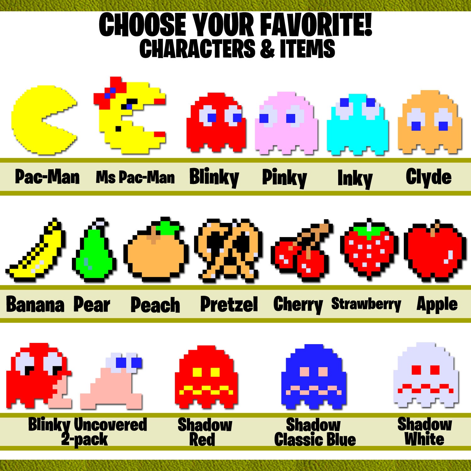 Pixel Pretzel Pacman