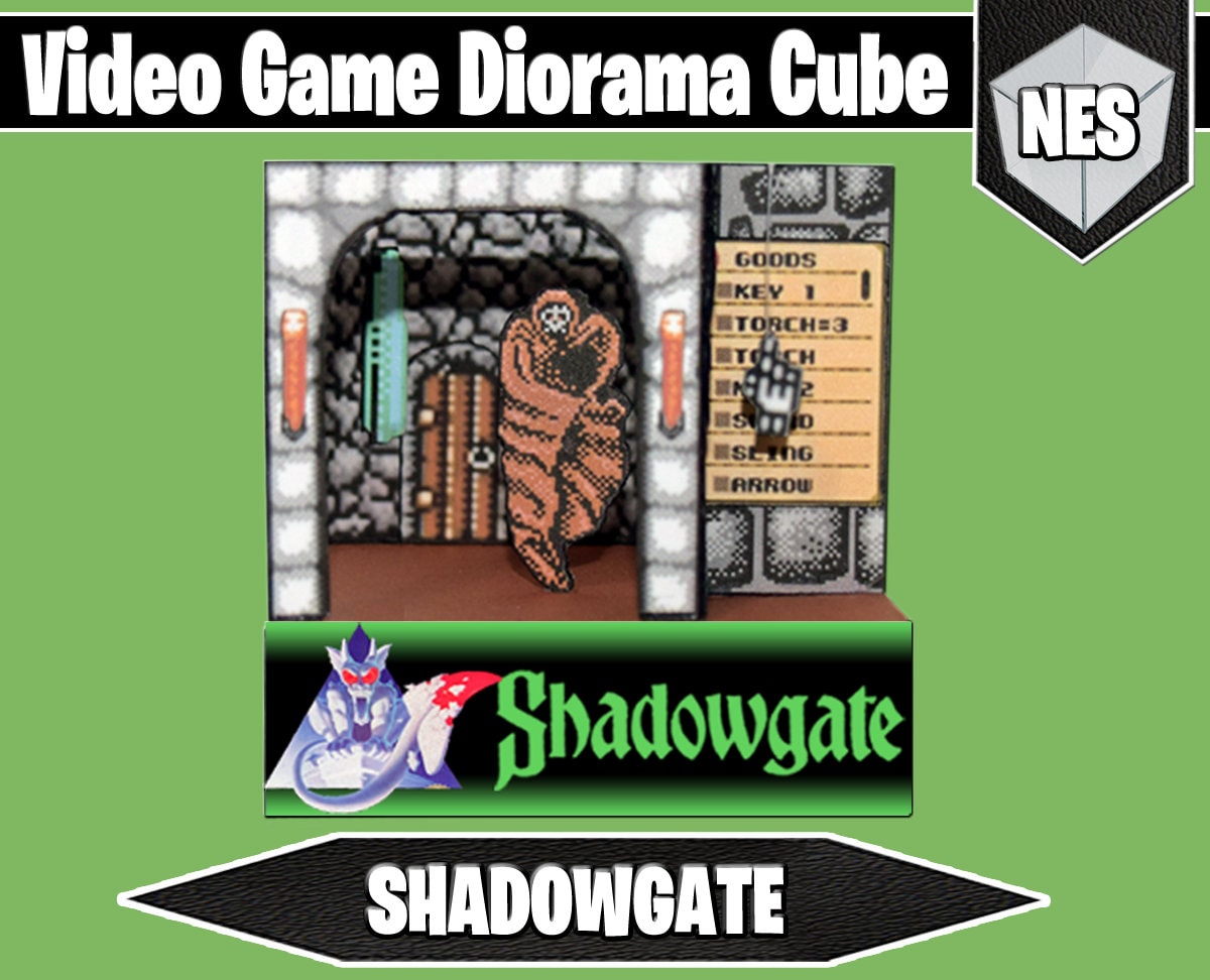 Shadowgate NES 3D Diorama Cube Wraith Room Custom Made - Etsy UK