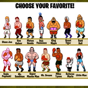 Mike Tyson's Punch Out Pixel Ornaments Custom - Etsy