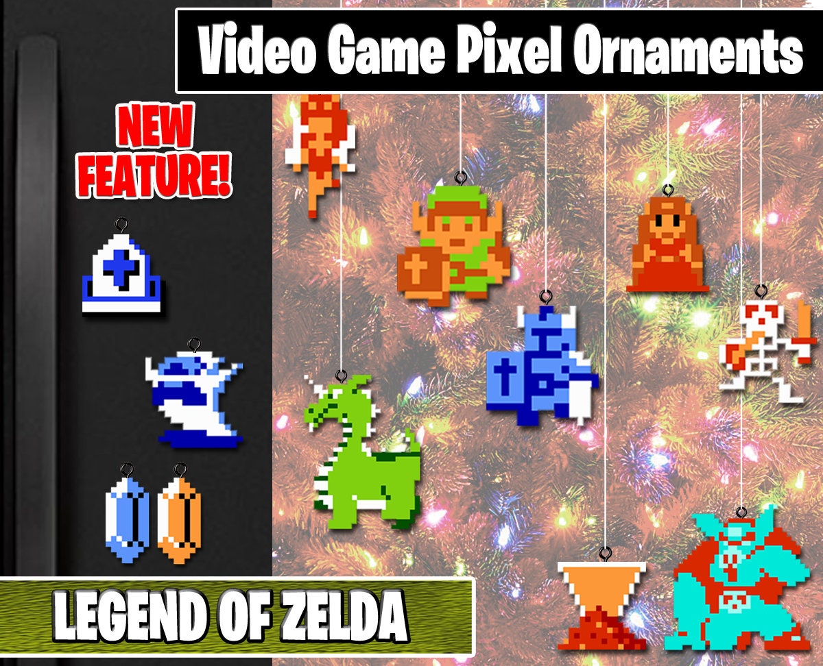 Pixel Zelda Characters