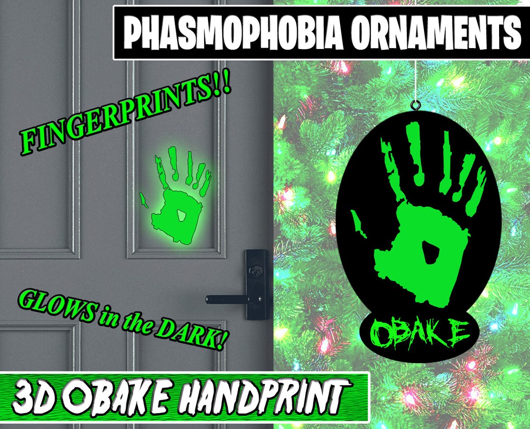 3D OBAKE HANDPRINT Phasmophobia Ornaments Obake - Etsy Canada