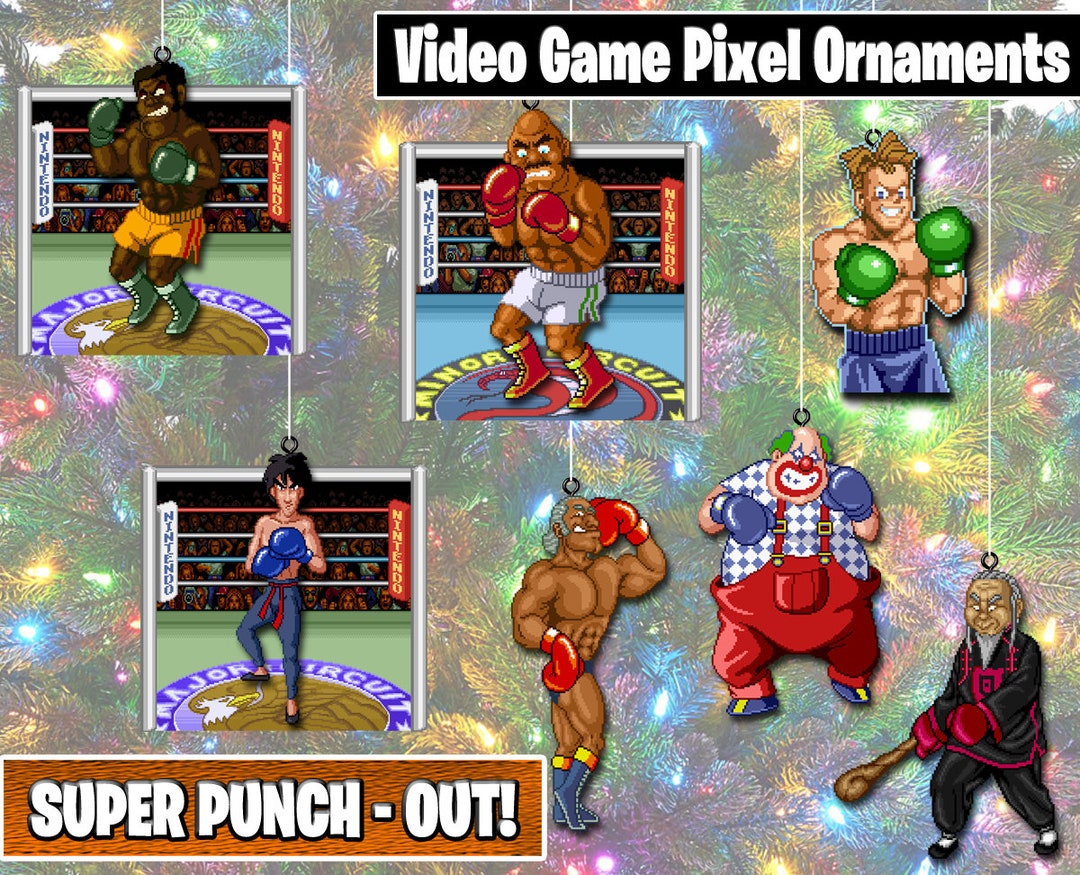 Super Punch Out Pixel Ornaments - New Magnet Feature - Sprite ...