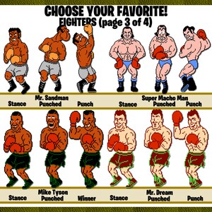 Mike Tyson's Punch Out! Pixel Ornaments - New Magnet Feature - Sprite ...