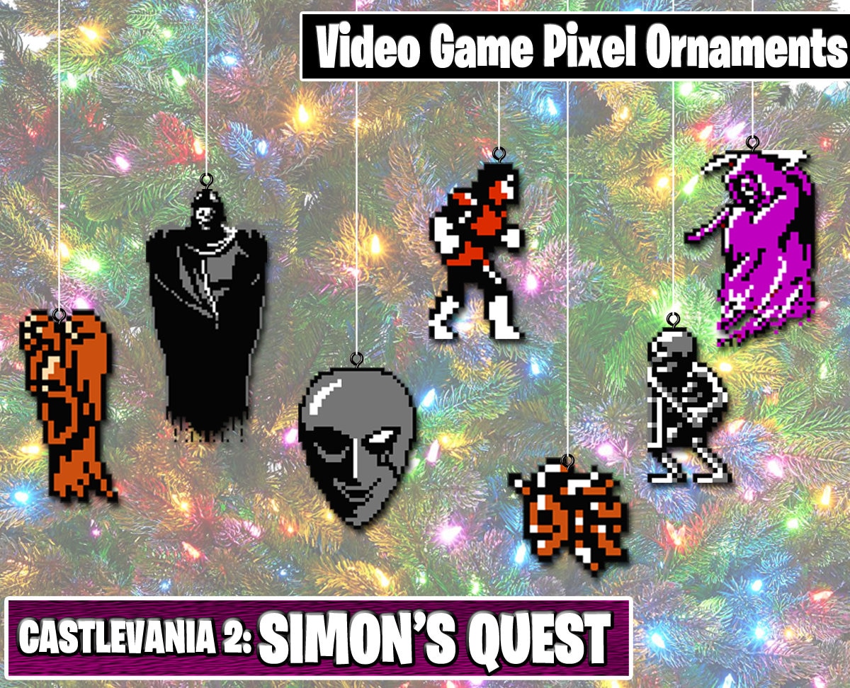 Castlevania 2 Simon's Quest Pixel Ornaments Sprite - Etsy