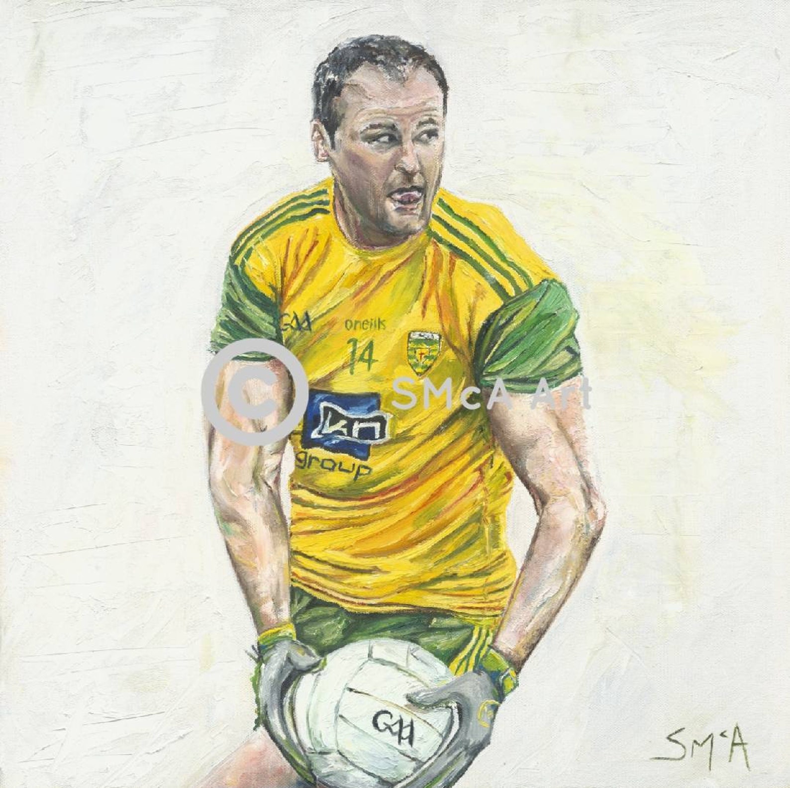 Michael Murphy Fine Original Painting - Sport - Ireland - Irish - GAA ...