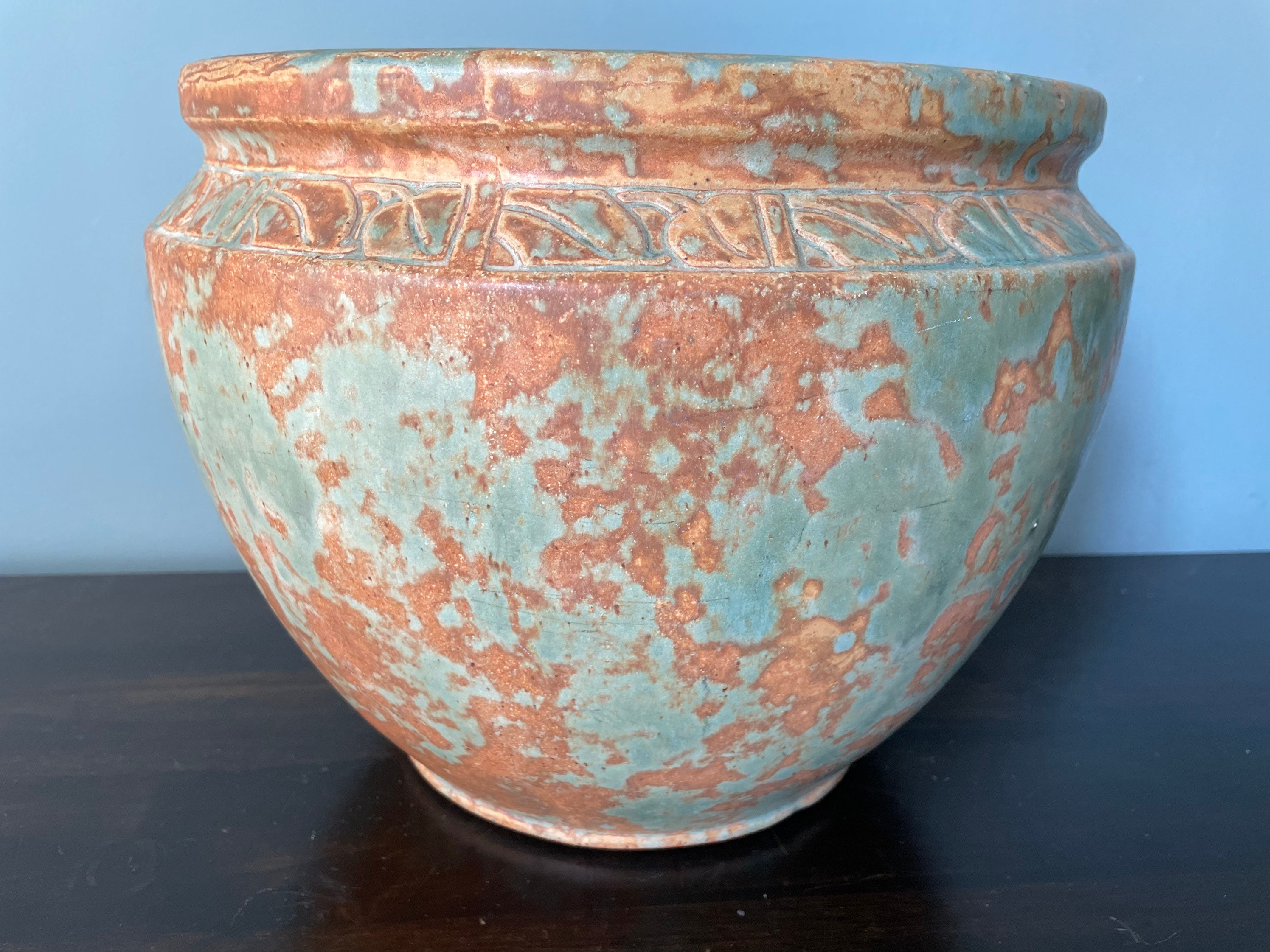 Antique Burley Winter Pottery Jardiniere 10 Arts and Crafts - Etsy