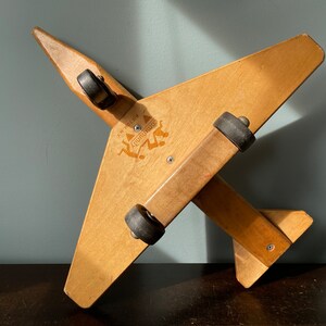 Vintage Community Playthings Airplane Wood Plane Toy Plane Maple - Etsy