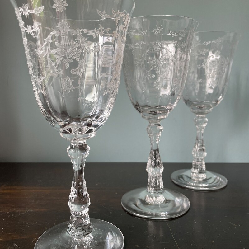Water Goblets - Etsy