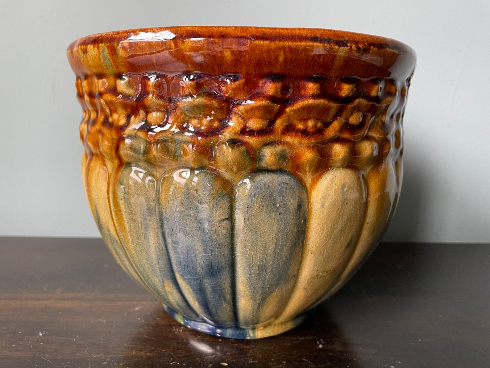 Vintage Mccoy Pottery Mccoy Jardiniere Mccoy Planter Flower - Etsy