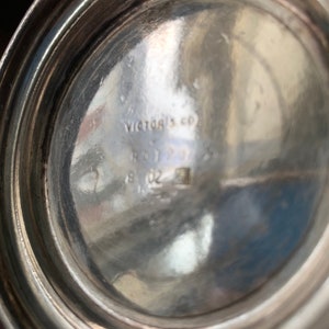 Vintage Silverplate Individual Coffee Pot Tea Pot Hinged Lid Victor S ...