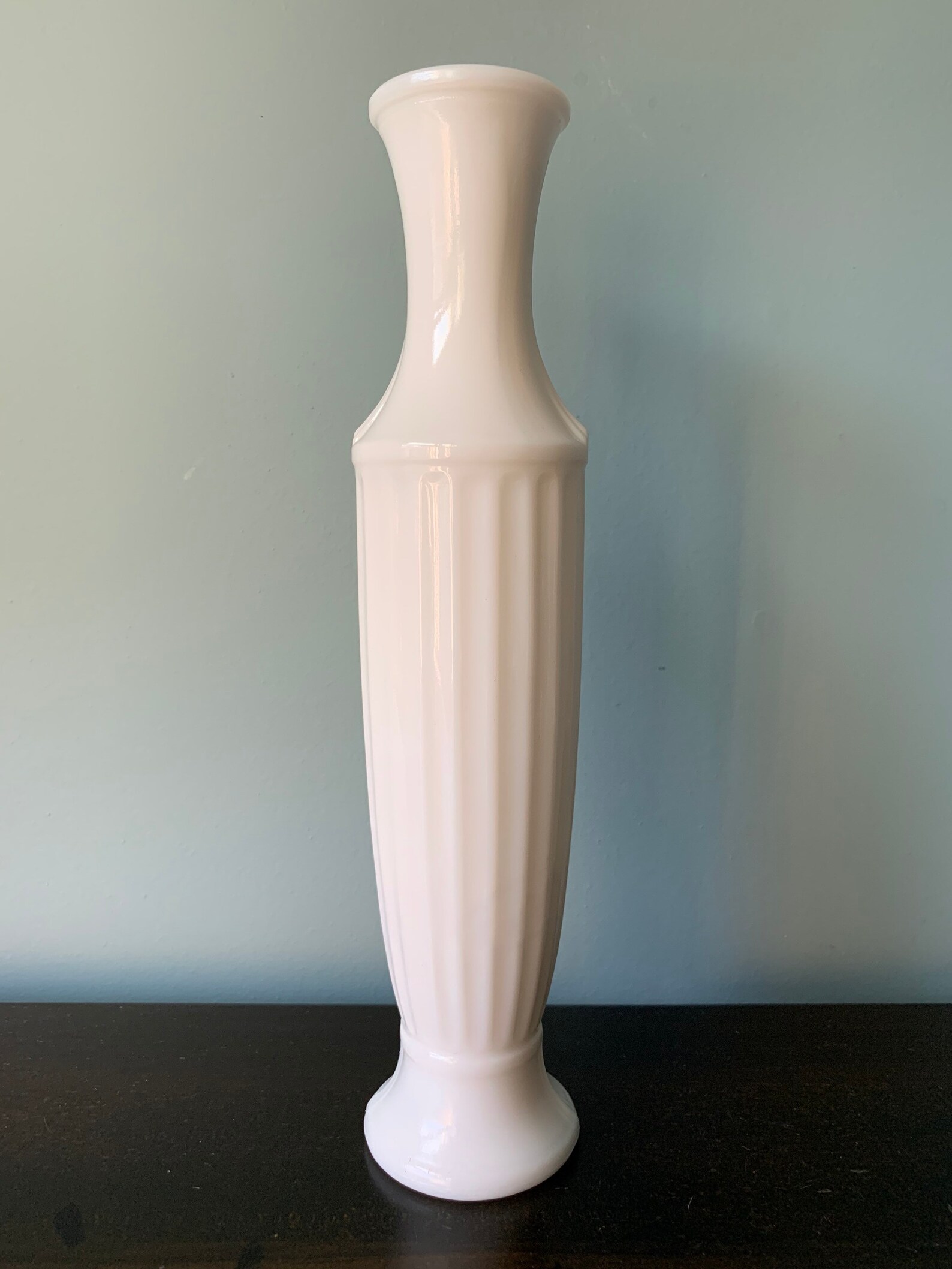 Vintage White Milk Glass Bud Vase Classical Urn - Etsy