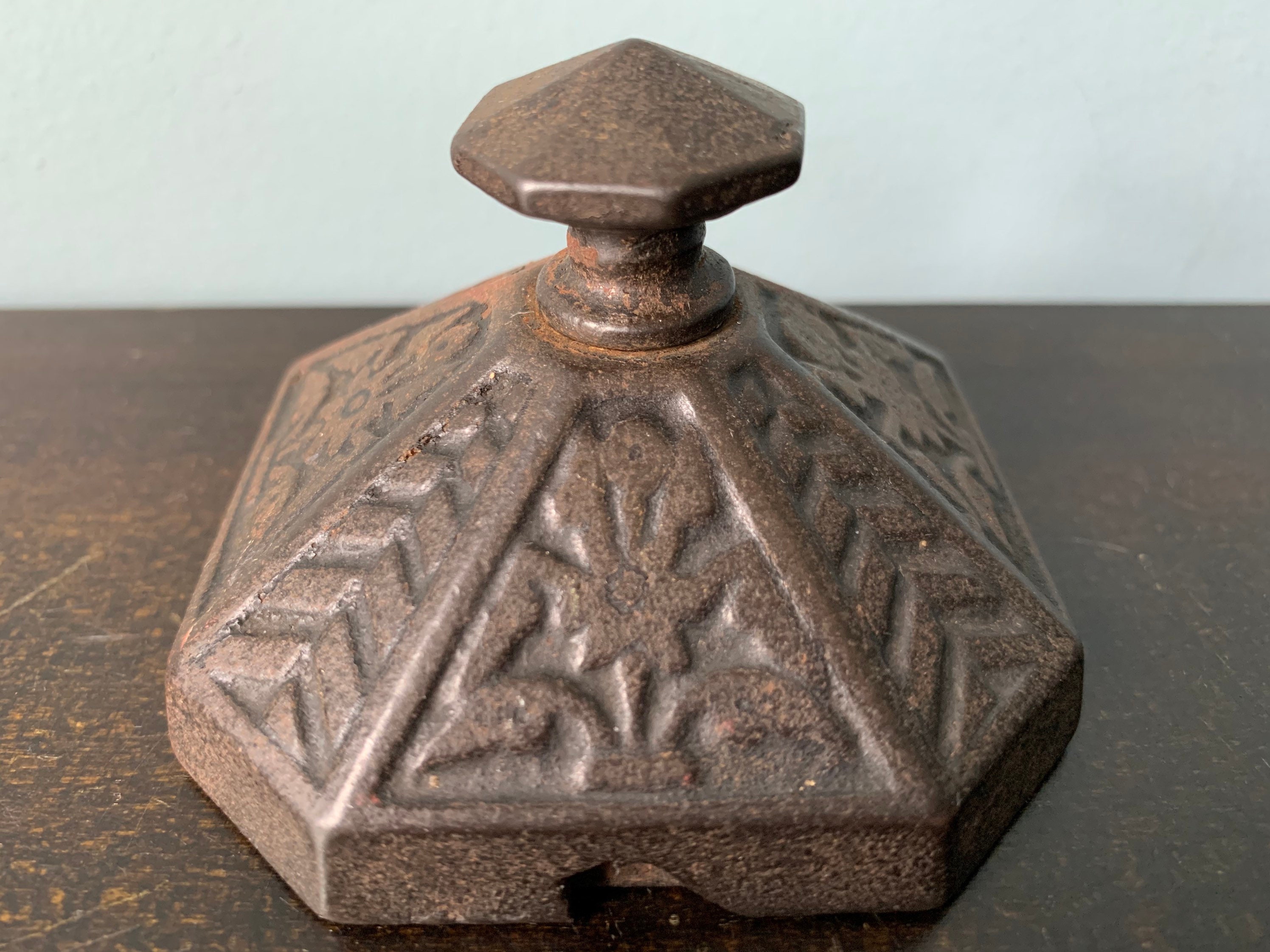 Arts and Crafts Cast Iron Paperweight Paper Weight Bradley and Hubbard ...