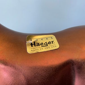 Vintage Royal Haeger Ram Sculpture Statuette Figural Copper Glaze Large ...
