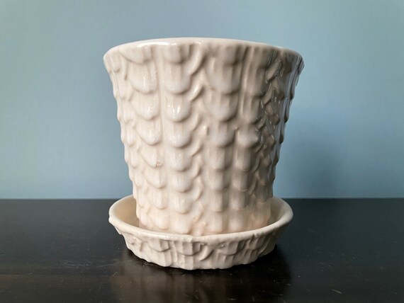 Vintage Mccoy Pottery Planter Fishscale Planter Flower Pot | Etsy