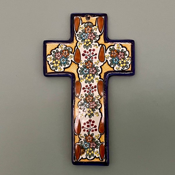 Blue Talavera Cross - Etsy