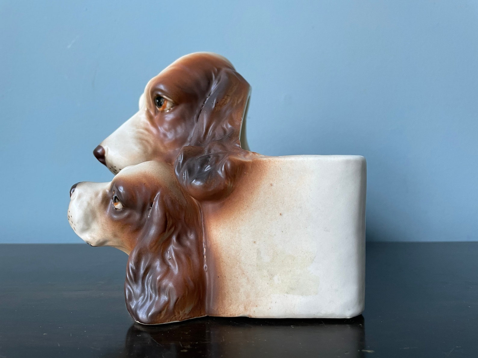 Vintage Springer Spaniel Planter Dog Planter Spaniel Planter Mother and ...