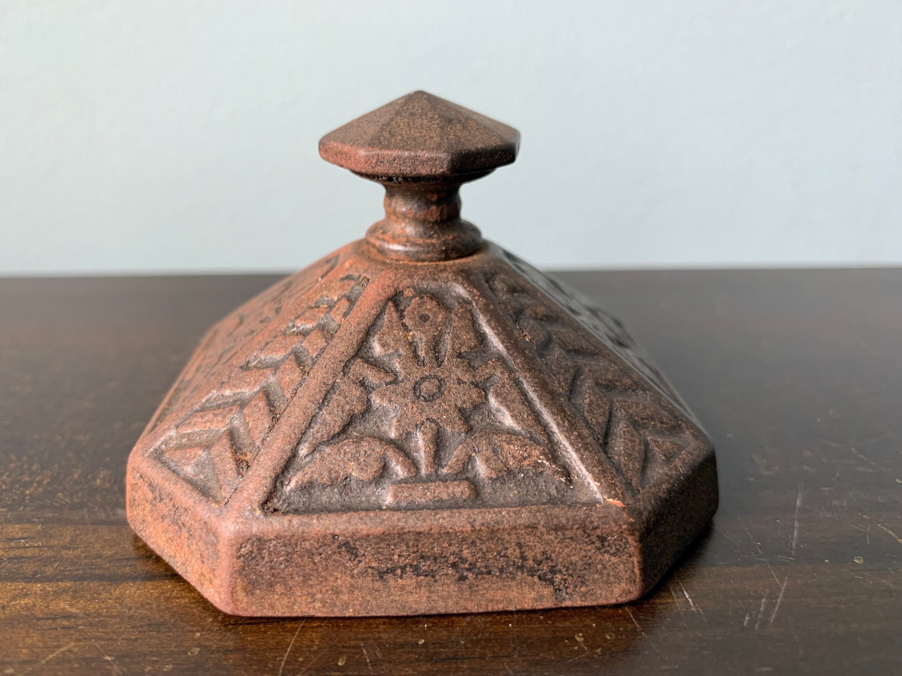 Arts and Crafts Cast Iron Paperweight Paper Weight Bradley and Hubbard ...