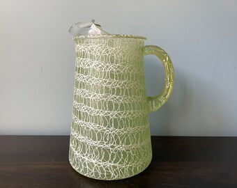 Vintage Color Craft Glasses 1950's Spaghetti String Glass - Etsy