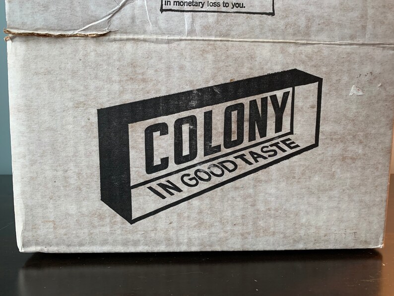 Vintage Colony Glass Daisy Snack Set Garden Club Luncheon | Etsy